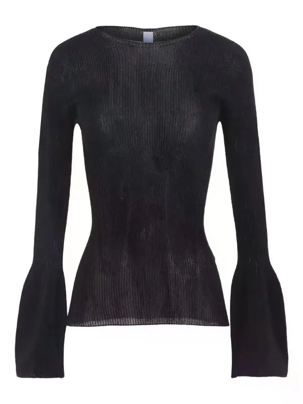 CFCL Bell-sleeve Ribbed Top