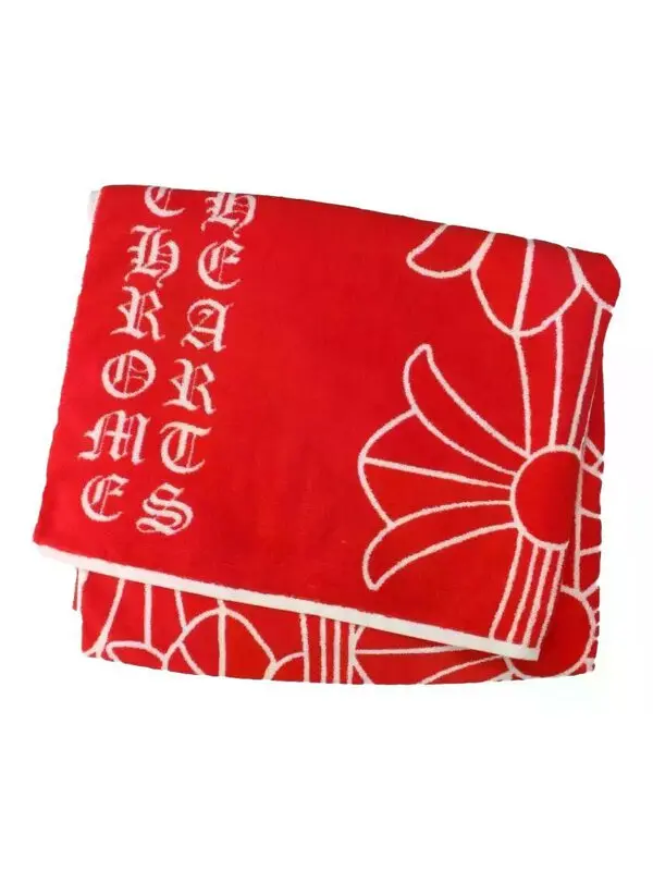 Chrome Hearts Cross Beach Towel - Red