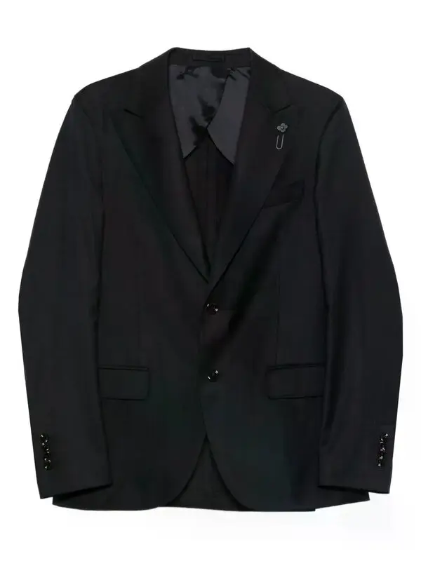 LARDINI Virgin Wool Single-breasted Suit