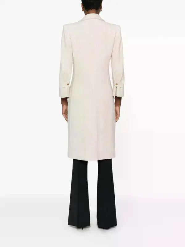 Elisabetta Franchi Double-breasted Wool-blend Coat