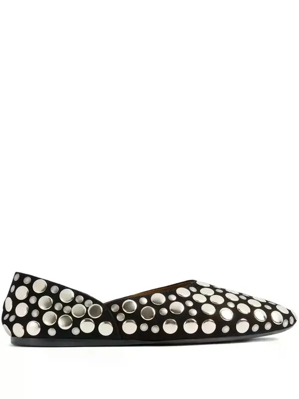 Khaite Jane Ballet Flats - Black