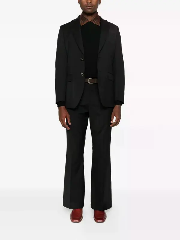 MARSEM Notched-lapel Single-breasted Blazer
