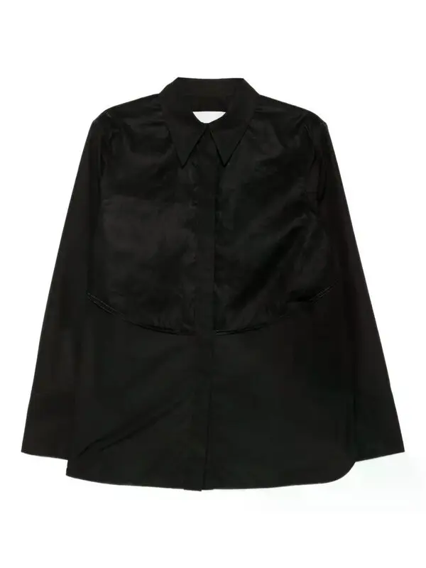 JIL SANDER Cotton Shirt - Black