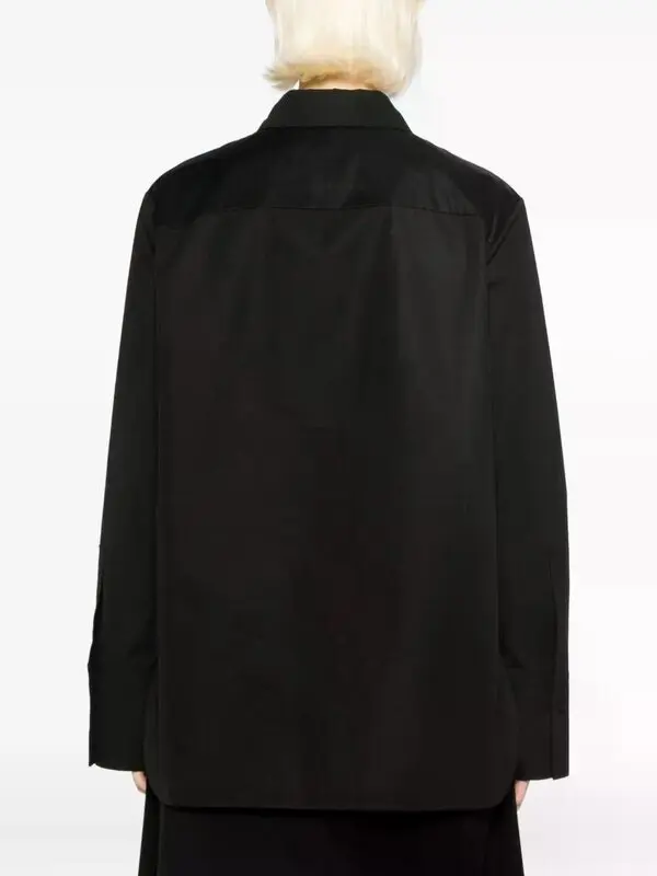 JIL SANDER Cotton Shirt - Black