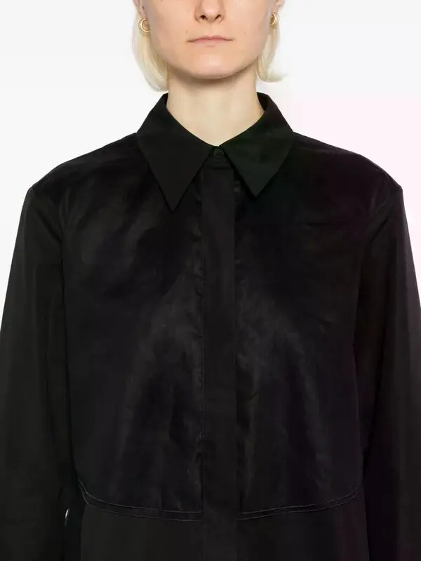 JIL SANDER Cotton Shirt - Black