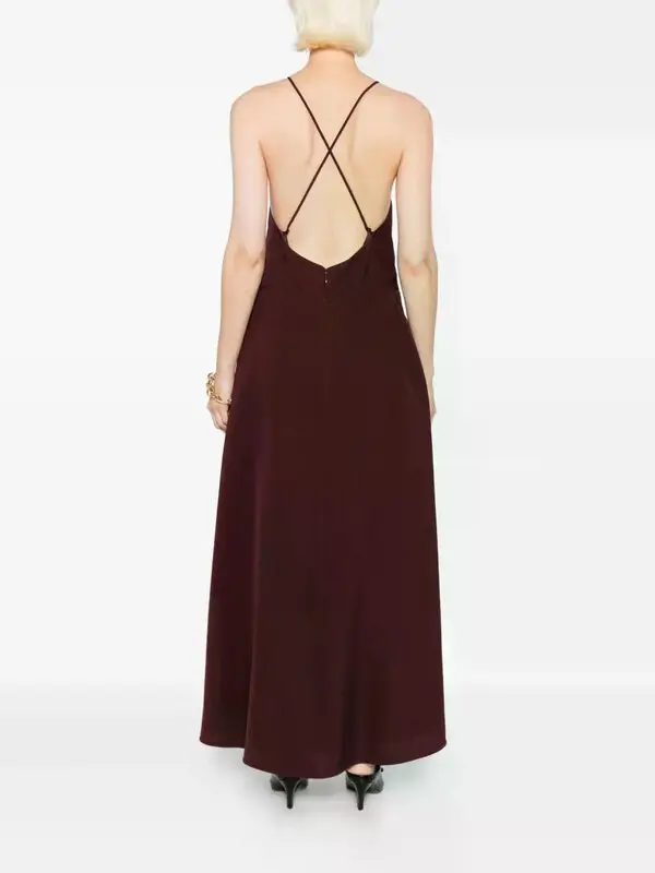 JIL SANDER Halter-neck Dress - Red