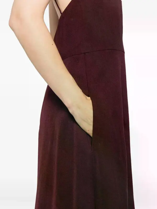 JIL SANDER Halter-neck Dress - Red