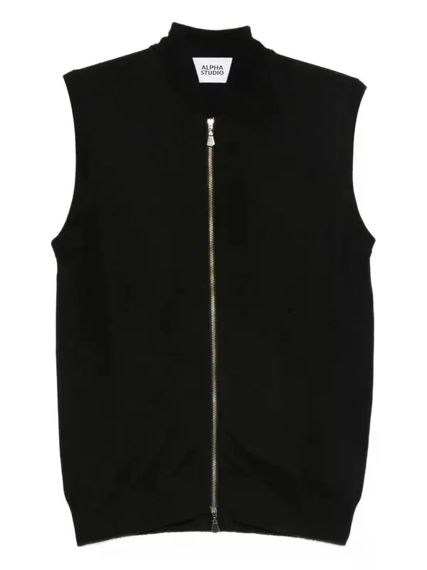Alpha Studio Zip-up Vest