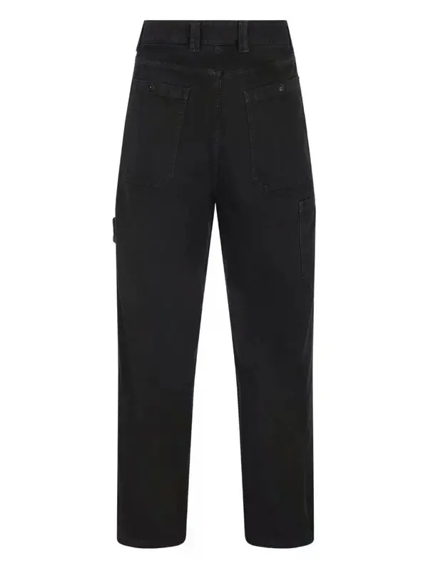 Stone Island Logo-patch Trousers - Blue