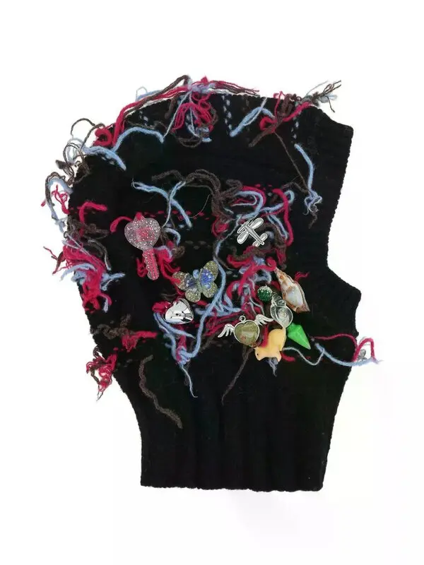 CHOPOVA LOWENA Embellished Knitted Hat