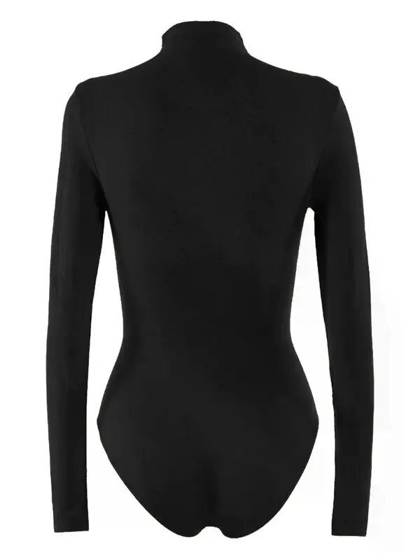 Wolford High-neck Long-sleeve Bodysuit - Black