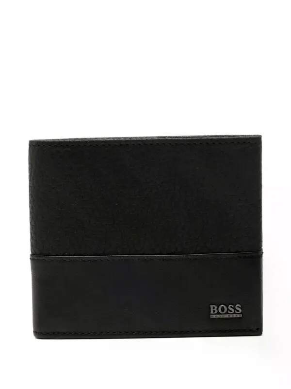BOSS Logo-plaque Wallet - Black