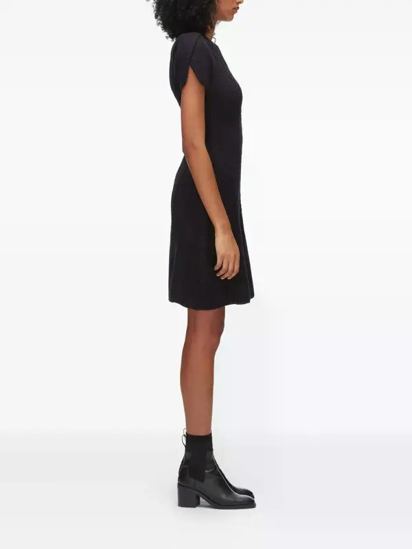3.1 Phillip Lim Cable-Knit Mini Dress - Black | Editorialist