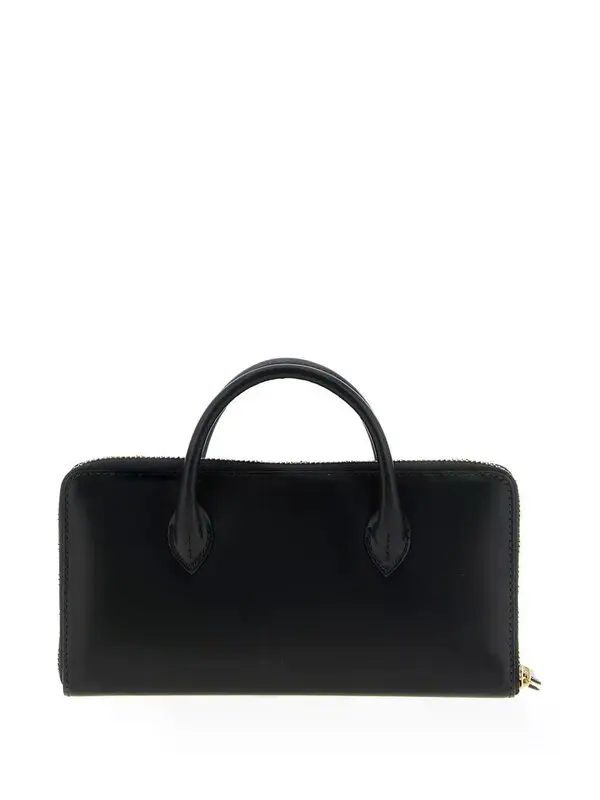 Comme Des Garçons Zip Leather Wallet - Black