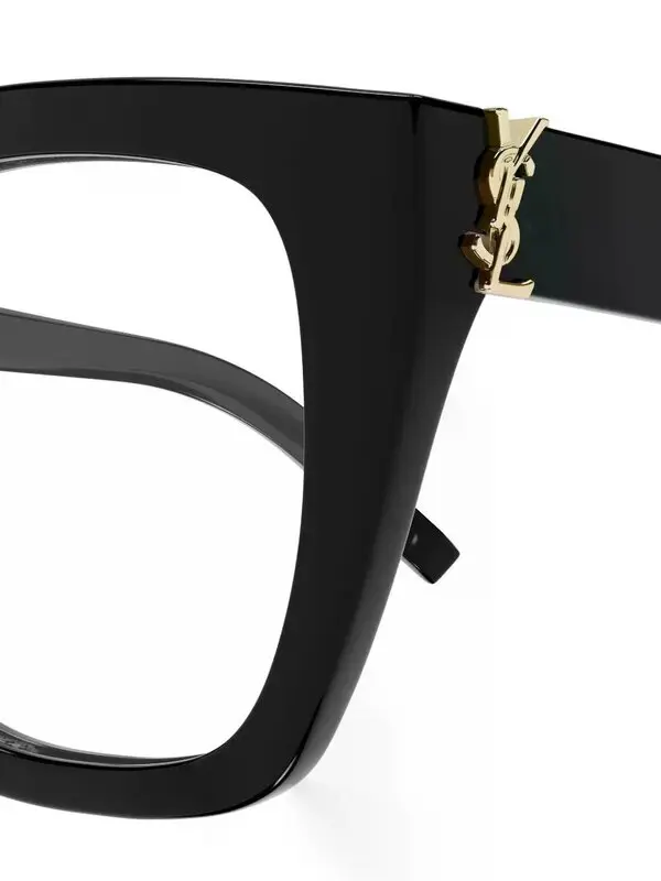 Saint Laurent Square Frame Glasses - Black