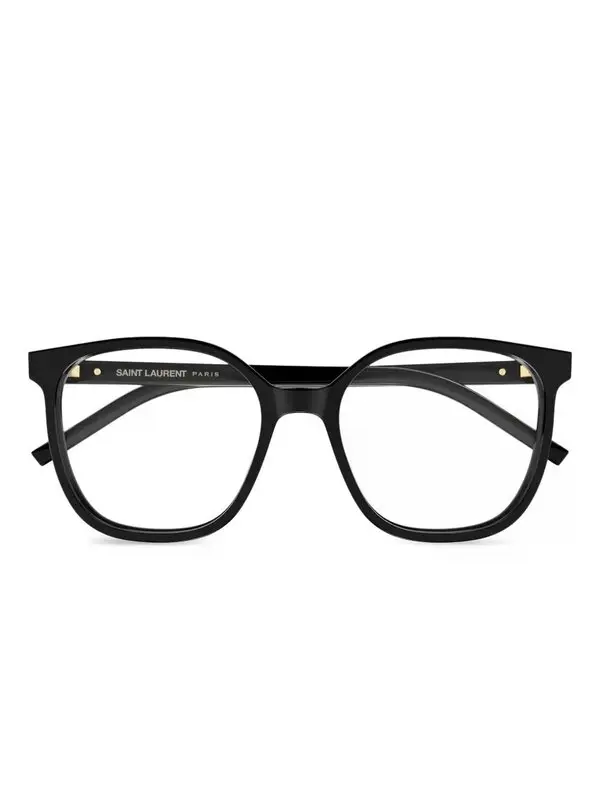 Saint Laurent Round-frame Glasses - Black