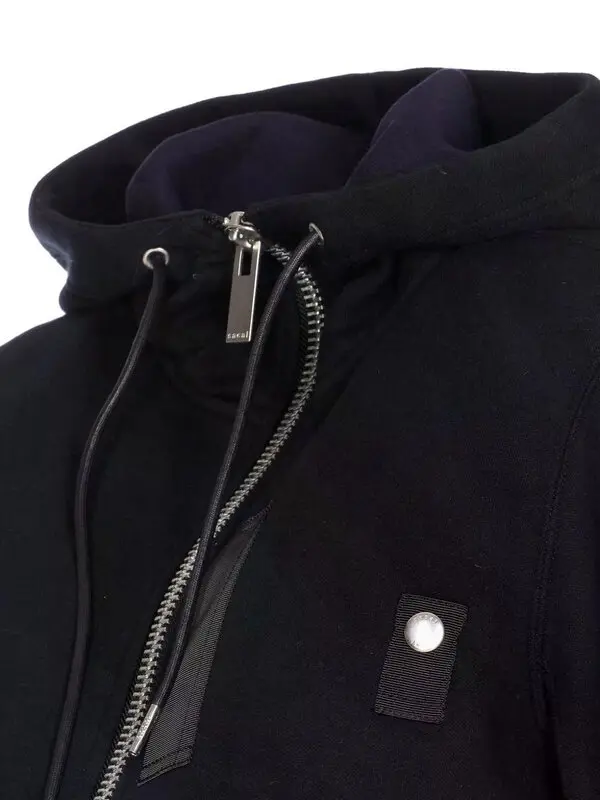 Sacai Zip-up Hooded Jacket