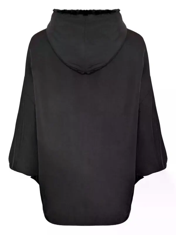 LOU ANDREA Hooded Reversible Cape
