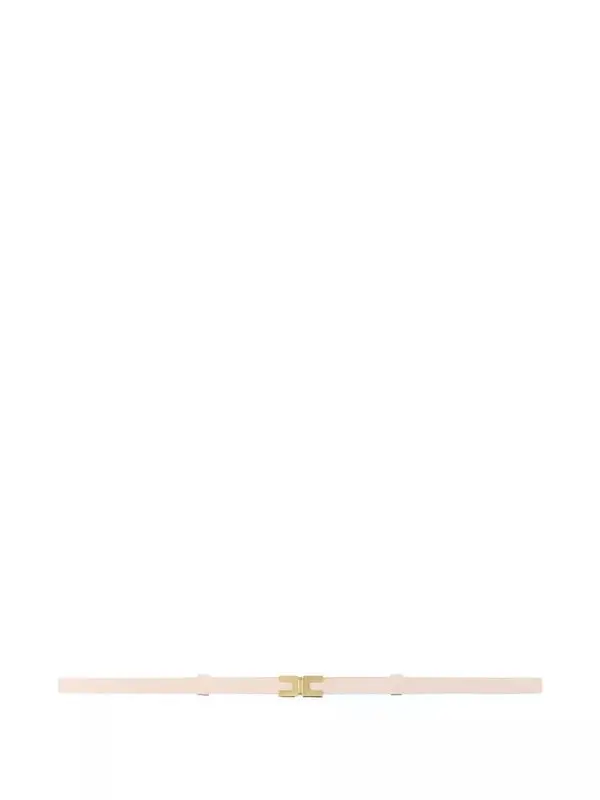 Elisabetta Franchi Logo Belt - Neutrals