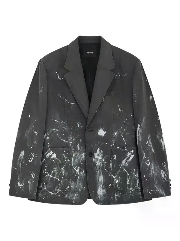 We11Done Paint-splatter Blazer