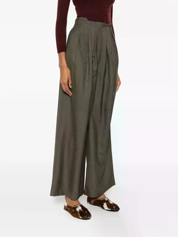 VIKTORIA CHAN Pleated Trousers
