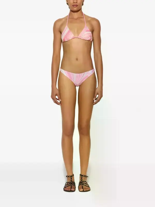 Emilio Pucci Iride Print Bikini Brief - Pink