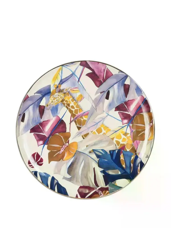 BACI MILANO Savana Giraffe Serving Plate