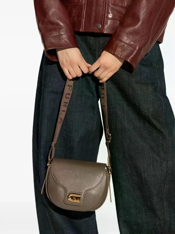 Furla Mini Lotus Shoulder Bag - Brown