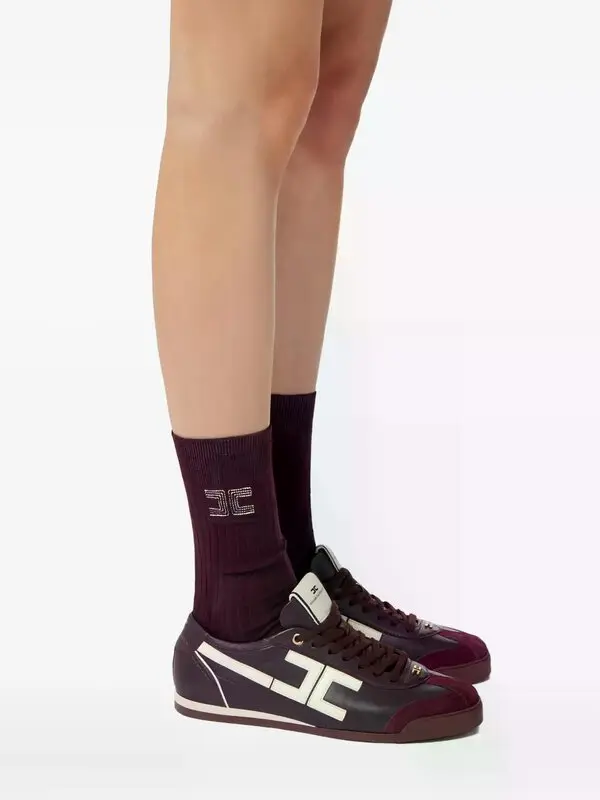 Elisabetta Franchi Logo-embroidered Socks