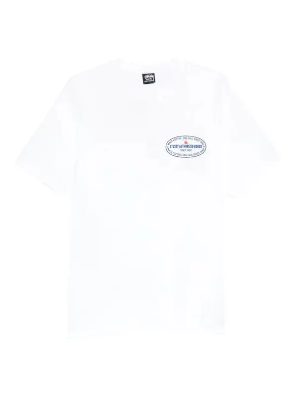 StÜssy Text-print T-shirt - White