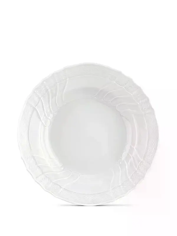 GINORI 1735 Textured Plate - White