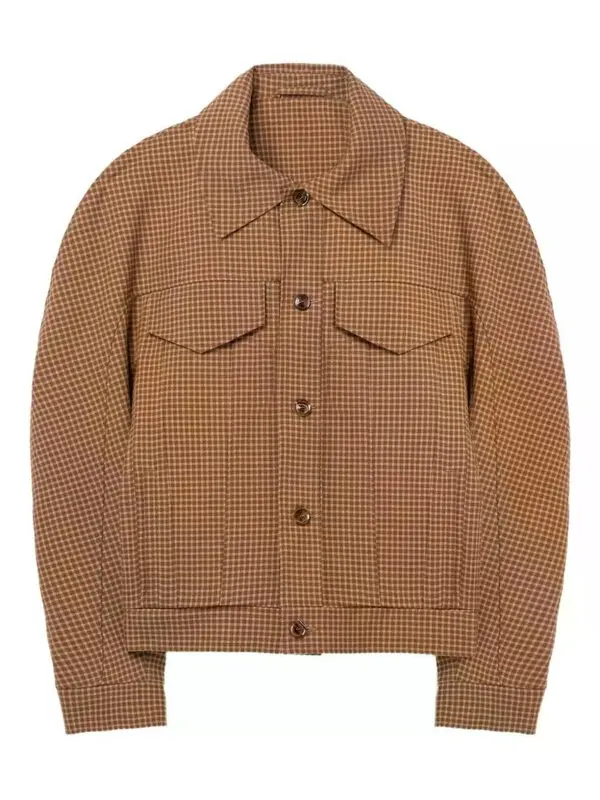 Séfr Matthieu Checked Shirt Jacket