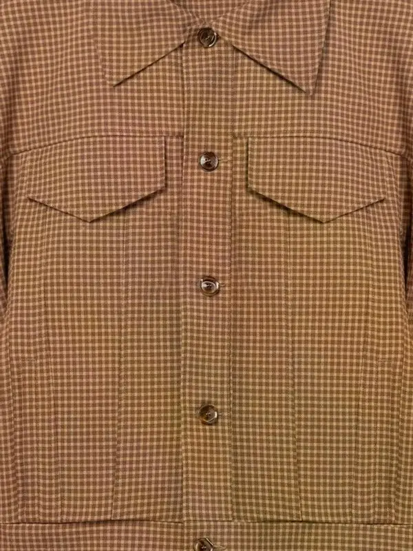 Séfr Matthieu Checked Shirt Jacket
