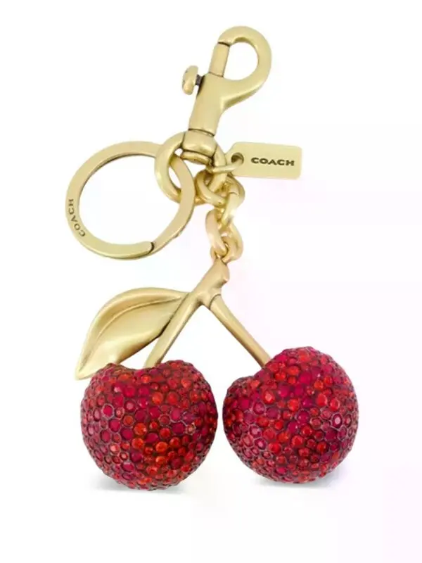 COACH Cherry-motif Bag Charm - Gold