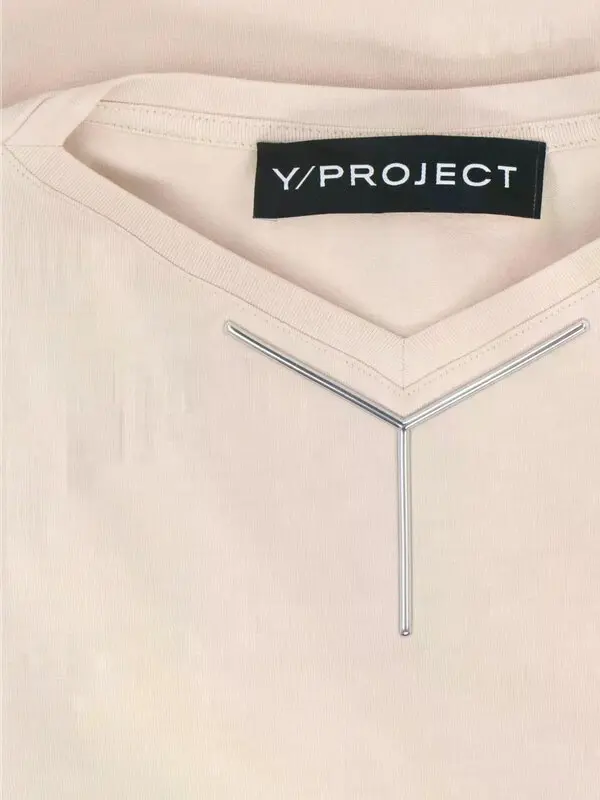 Y/project Logo-appliqué T-shirt