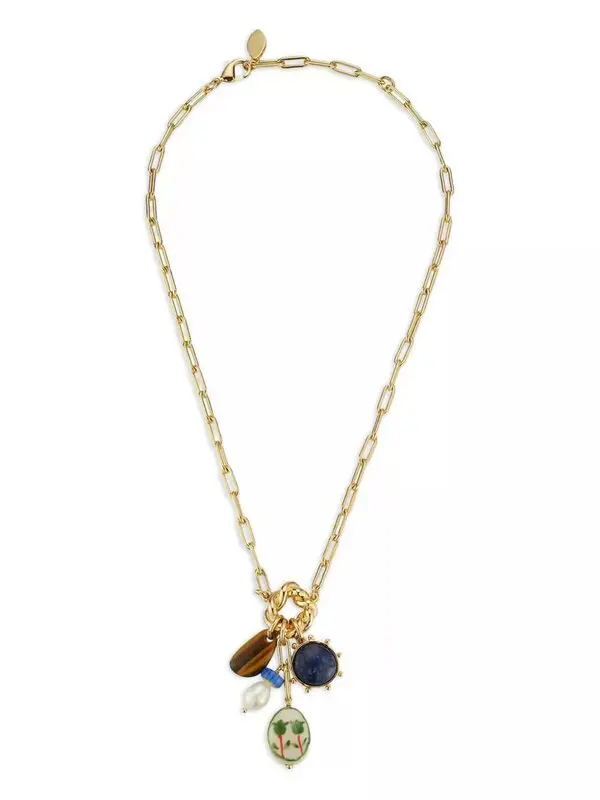 Mignonne Gavigan Freshwater Pearl-embellished Necklace - Gold