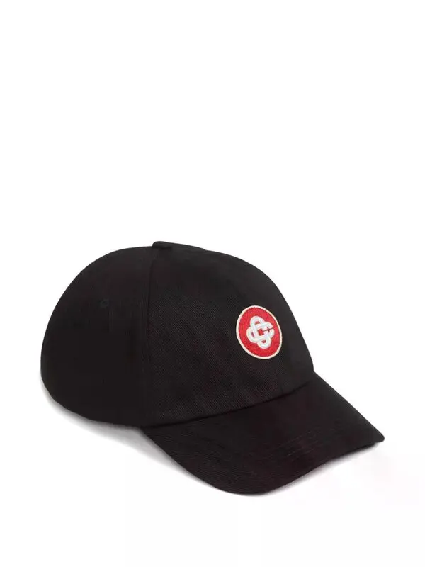 Casablanca Logo-embroidered Twill Cap - Black