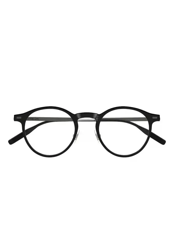 Montblanc Round-frame Eyeglasses - Black