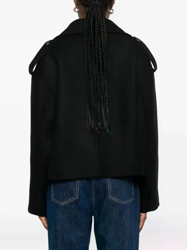 Maison Kitsuné Cropped Pea Coat