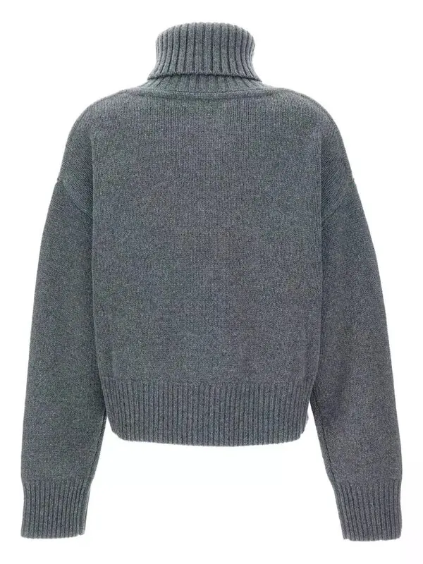Extreme Cashmere Roll-neck Cashmere Sweater - Grey