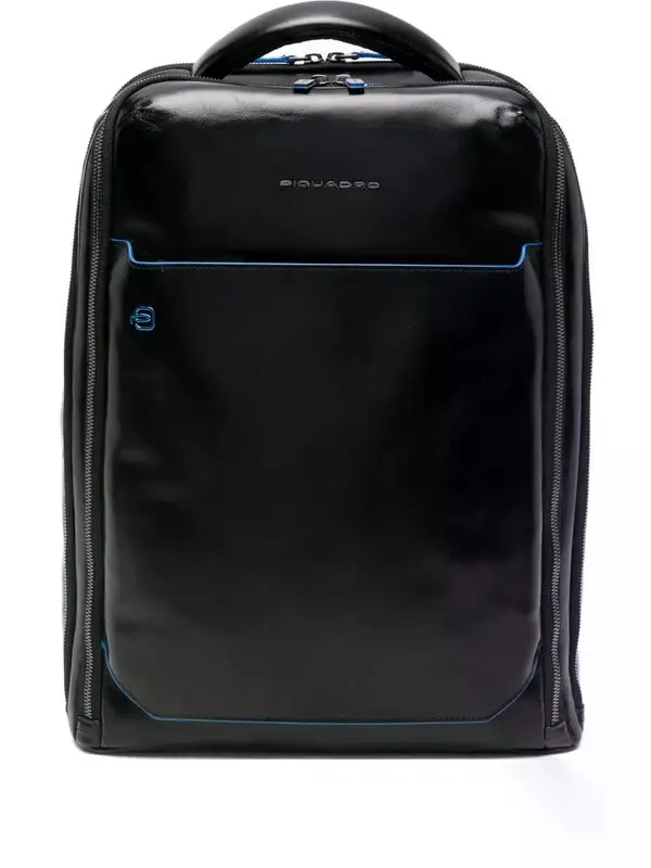 PIQUADRO Water-resistant Backpack - Black