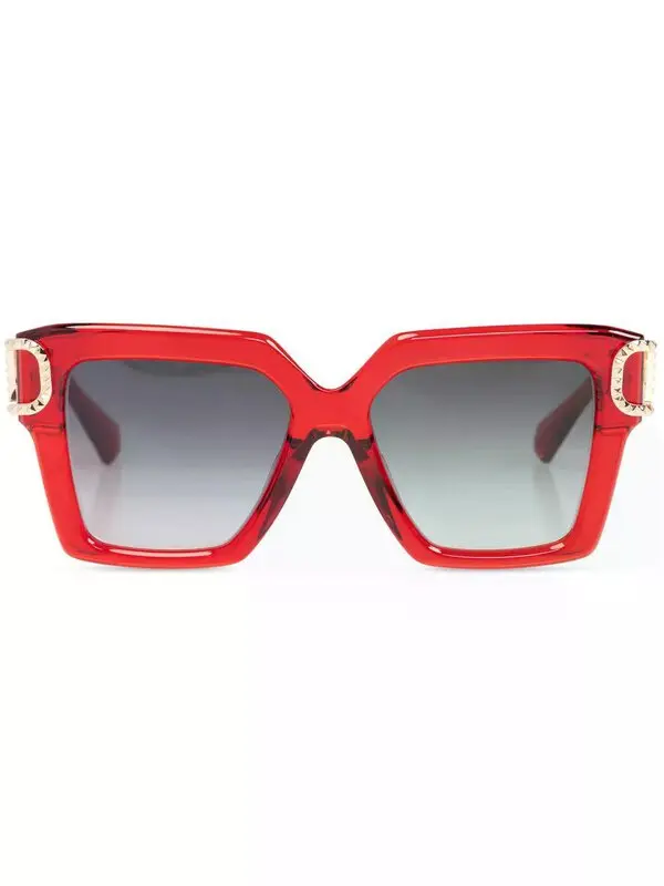Valentino Garavani V-uno Sunglasses - Red