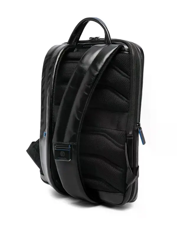 PIQUADRO Water-resistant Backpack - Black