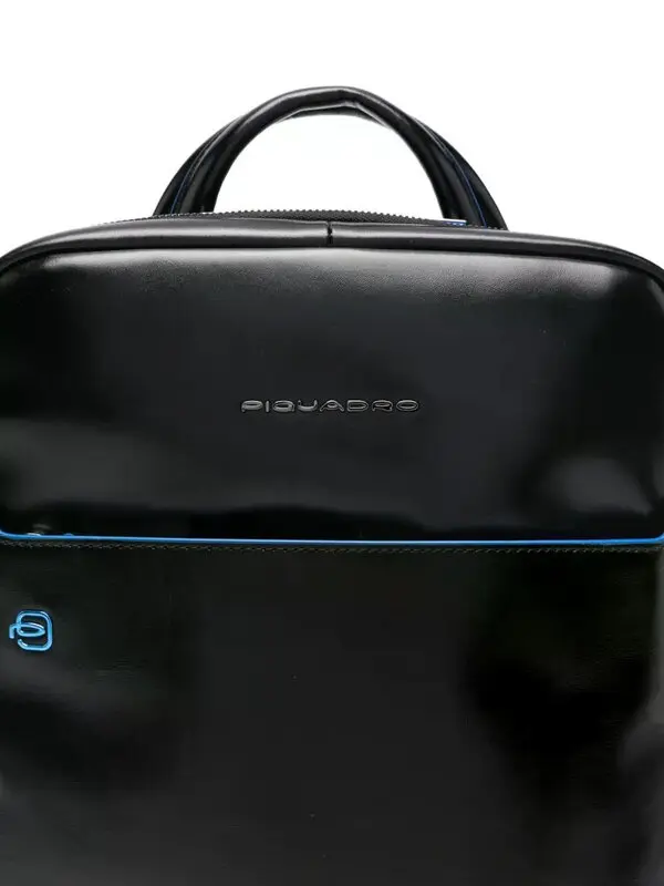 PIQUADRO Water-resistant Backpack - Black