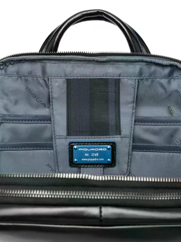 PIQUADRO Water-resistant Backpack - Black
