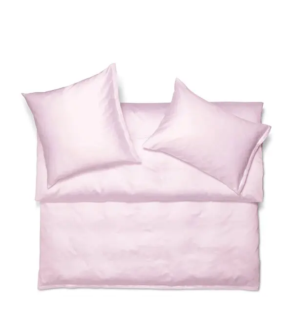 SCHLOSSBERG Satin Noblesse Orchid Flat Sheet - Pink