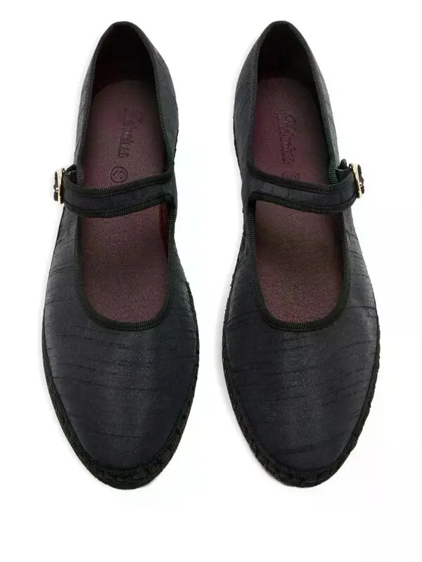 FLABELUS Silk Ballet Flats