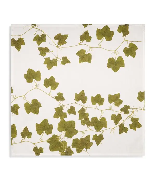 SUMMERILL & BISHOP Linen Ivy Napkin - Green
