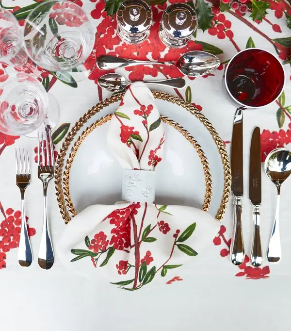 SUMMERILL & BISHOP Linen Les Airelles Tablecloth