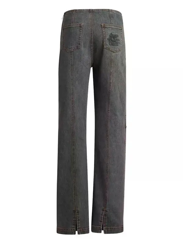 Etro Pegaso-embroidered Jeans